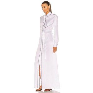 Y/Project | Dresses | Yproject Asymmetric Collar Maxi Shirt Dress White ...